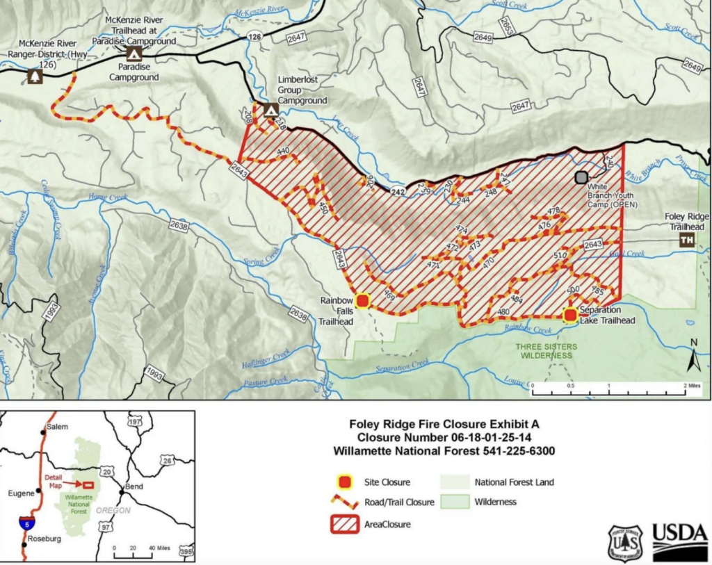 Foley Ridge fire prompts Hwy 242 closure - Backyardbend